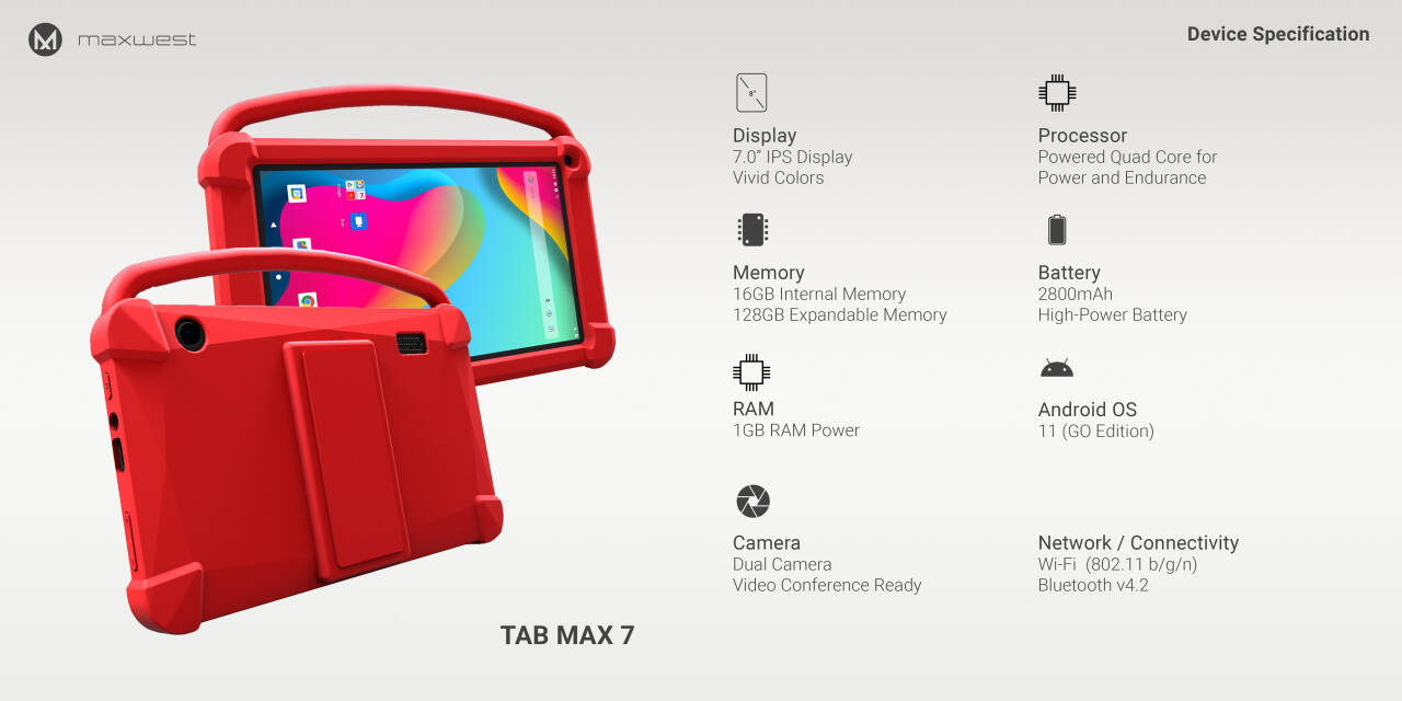 TAB MAX 7 – Maxwest